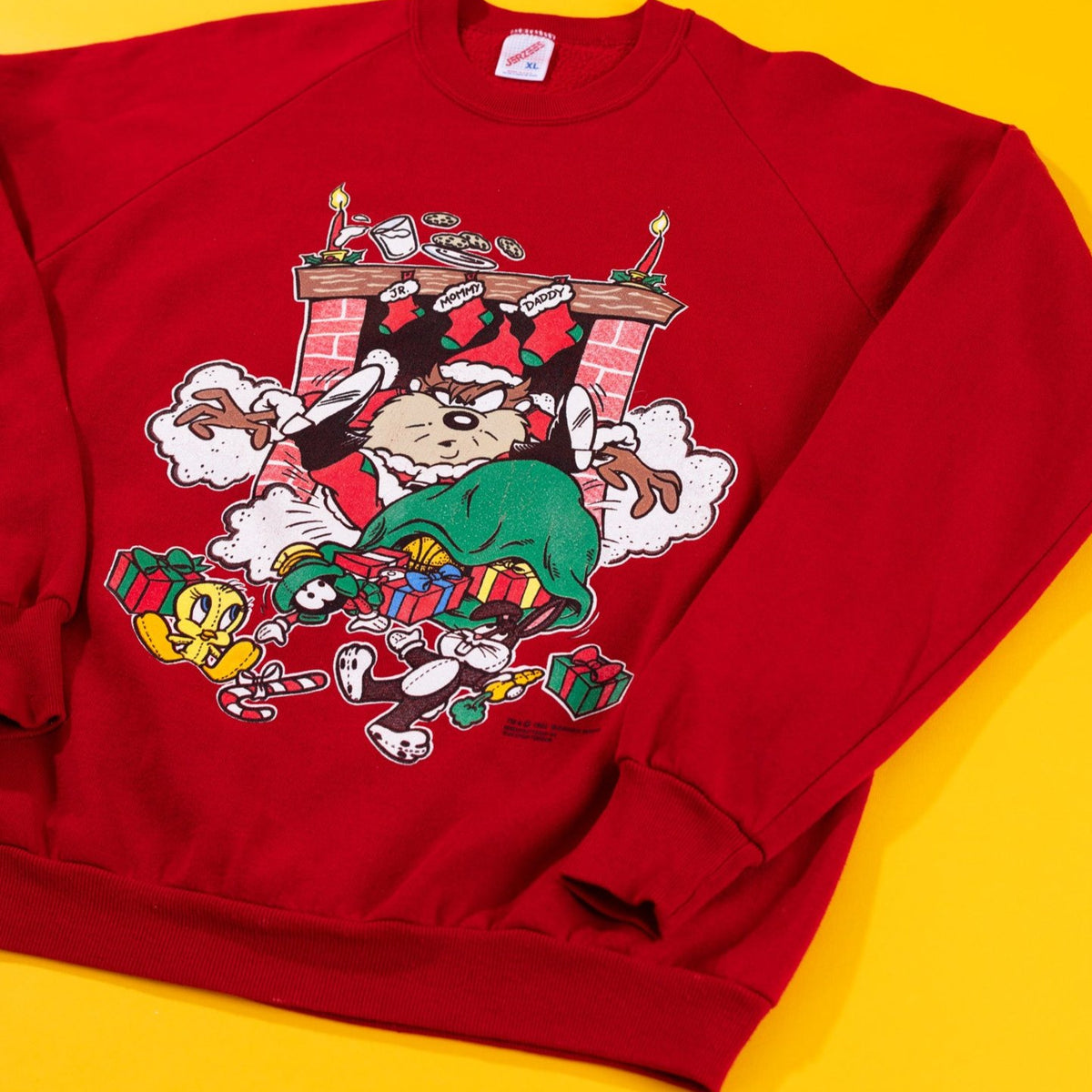 Vintage 1993 Taz Christmas Crewneck – Retro Candy World