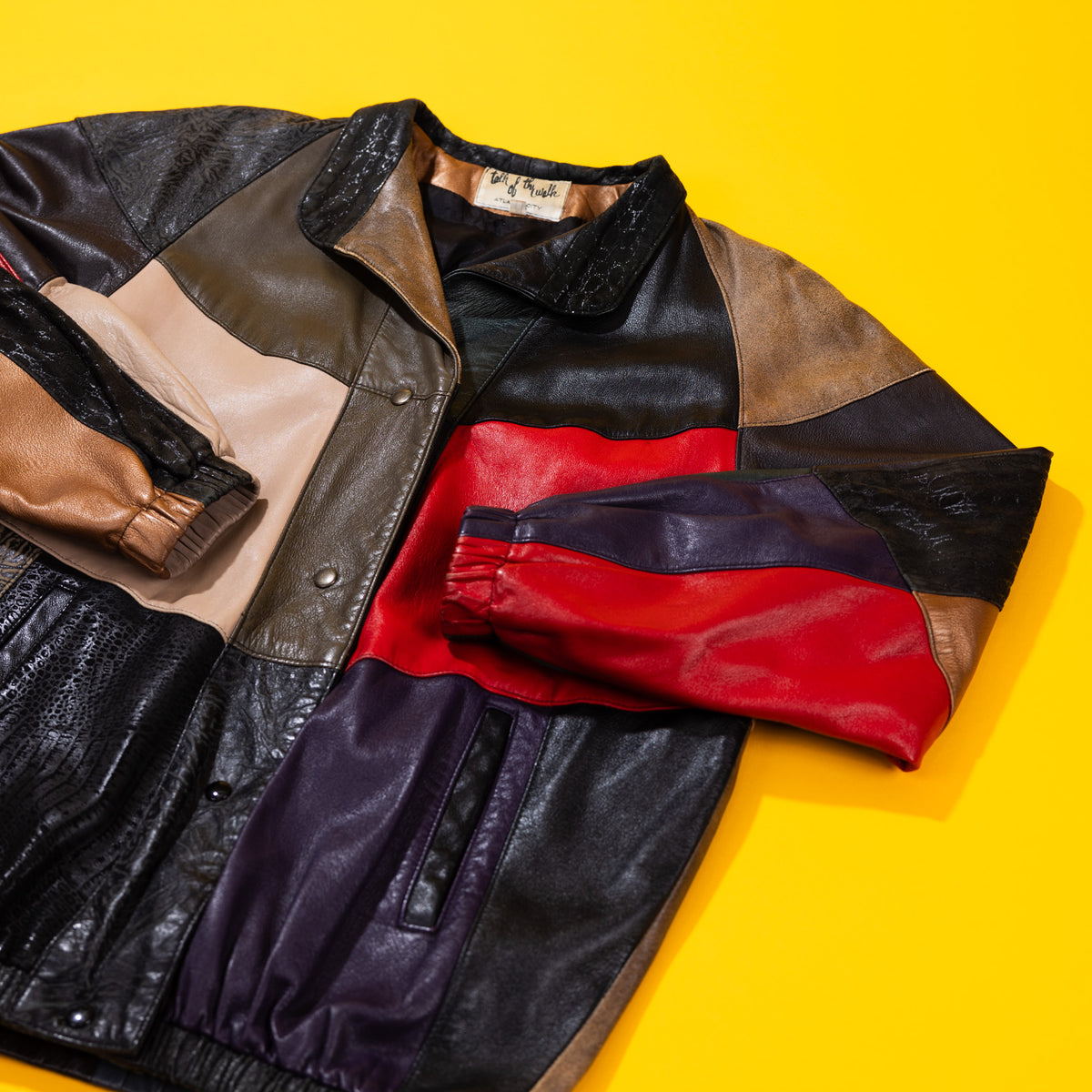 Vintage 80s Talk of the Walk Atlantic City Leather Jacket – Retro Candy ...