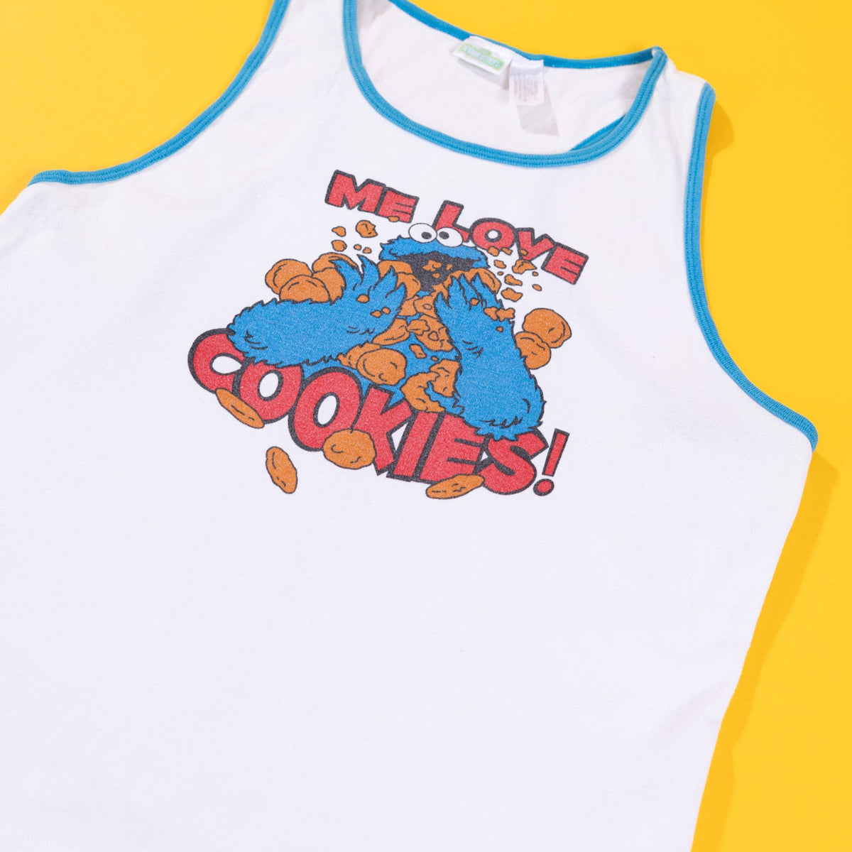 Vintage 2005 Cookie Monster Sesame Street Tank Top – Retro Candy World
