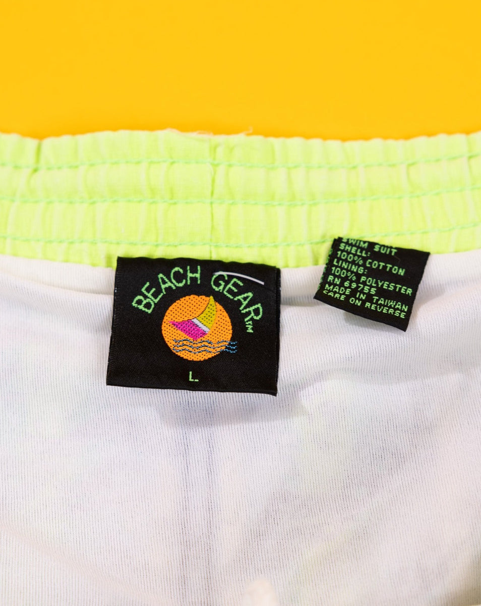 Vintage 80s Beach Gear Swim Shorts – Retro Candy World